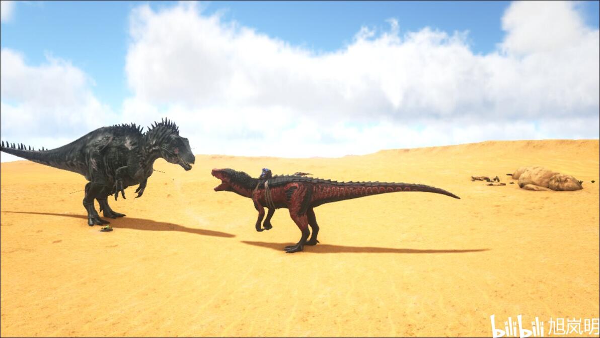 方舟生存进化模组生物介绍——暴动高棘龙（SAVAGE ACRO） - 哔哩哔哩