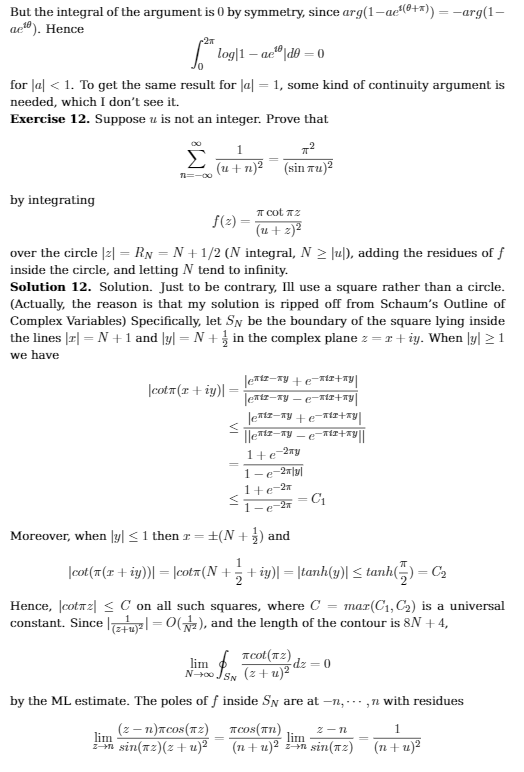 Stein Complex Analysis 复分析第三章答案 - 哔哩哔哩