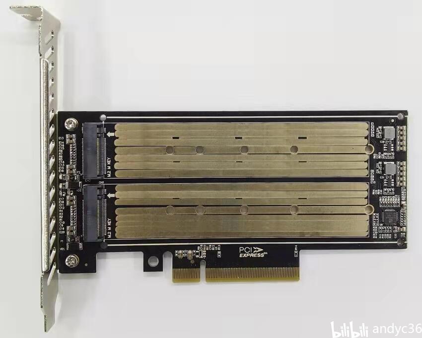 intel部分桌面级CPU的pcie通道拆分另类低成本实现 - 哔哩哔哩