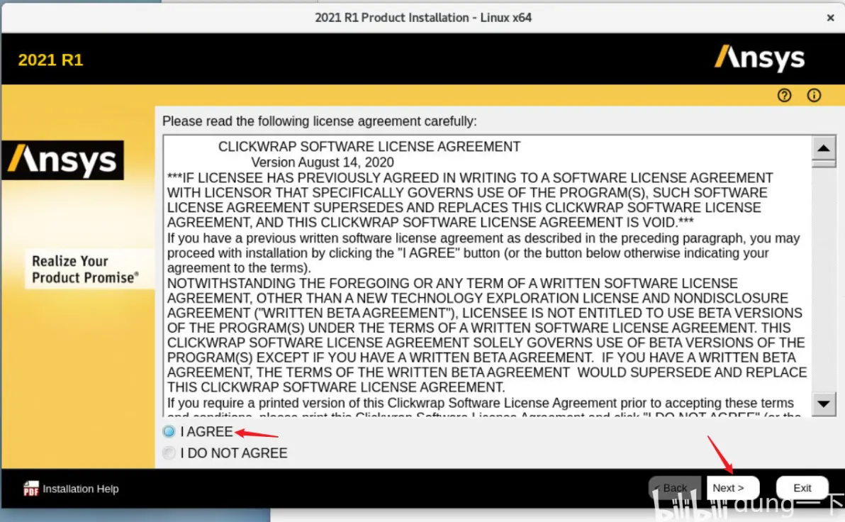 Linux (CentOS 7) 下安装Ansys 2021 R1 教程 - 哔哩哔哩