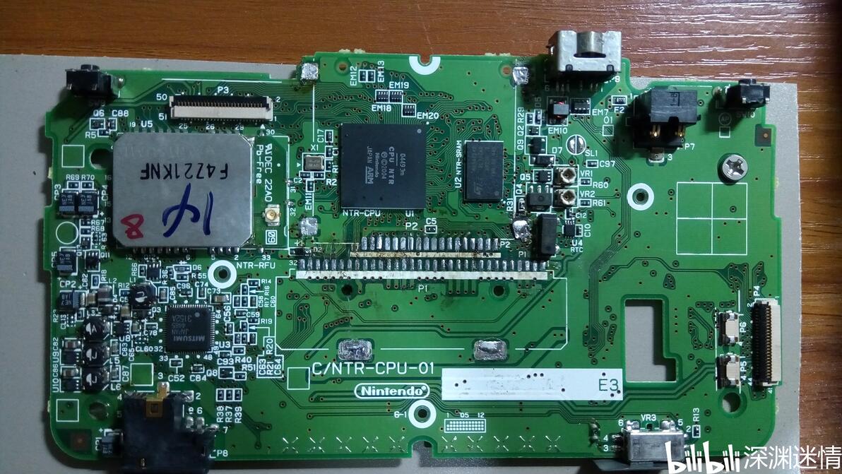 NDS改GBA，尝试搬电子元件用仿GBA形状PCB板改的 - 哔哩哔哩