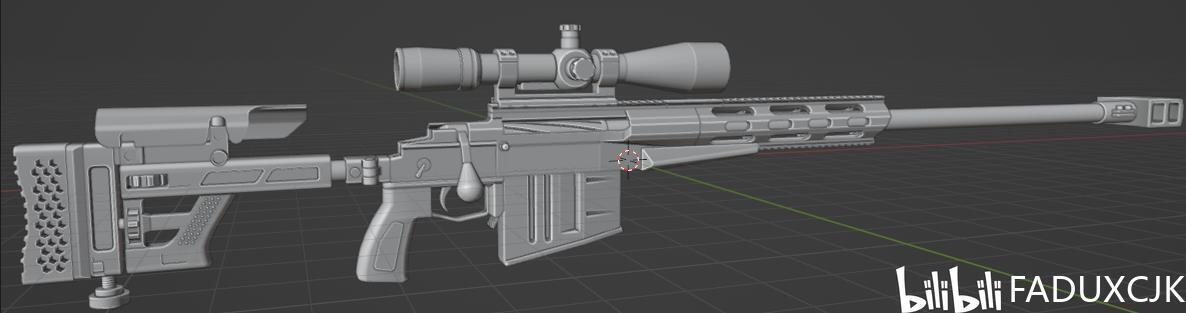 国产QBU201型12.7mm高精度狙击步枪 - 哔哩哔哩
