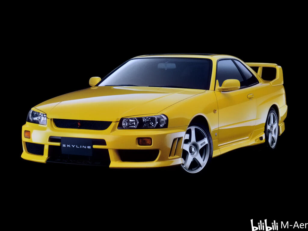 中古车型系列63——日产Skyline R34 - 哔哩哔哩