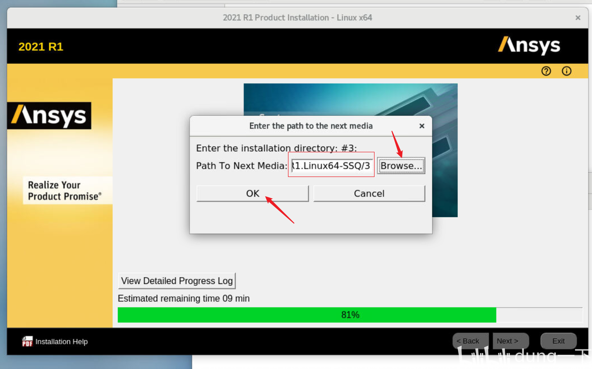 Linux (CentOS 7) 下安装Ansys 2021 R1 教程 - 哔哩哔哩