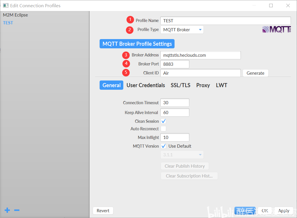 利用MQTT.fx连接One NET平台 - 哔哩哔哩