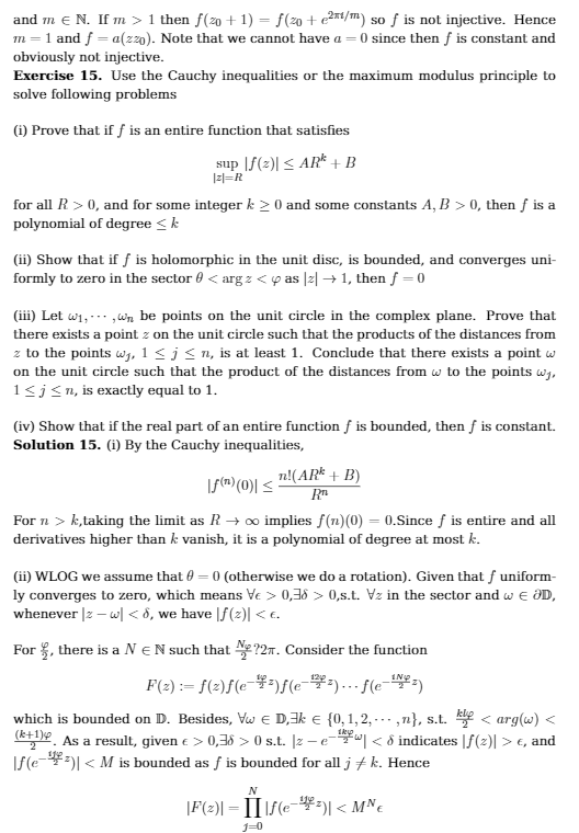 Stein Complex Analysis 复分析第三章答案 - 哔哩哔哩
