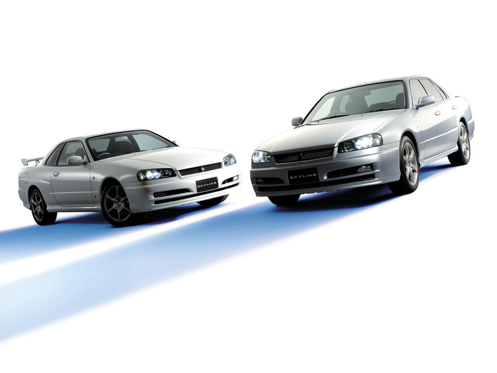 中古车型系列63——日产Skyline R34 - 哔哩哔哩