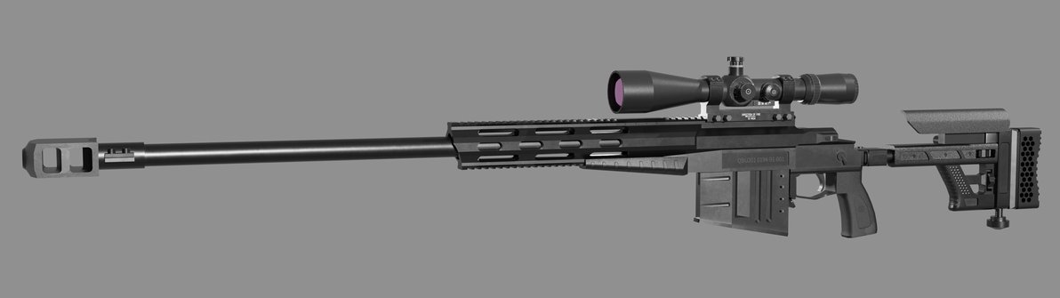 国产QBU201型12.7mm高精度狙击步枪 - 哔哩哔哩