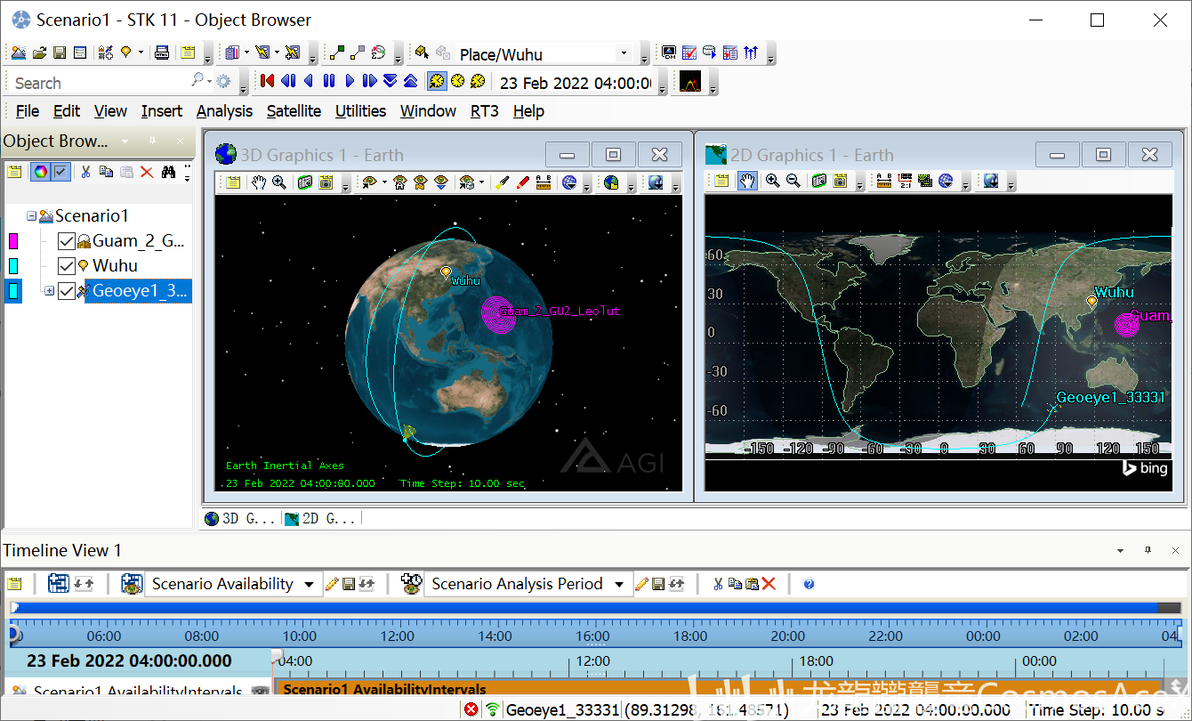 Lesson 2 Insert And Configure STK Objects（插入和配置STK对象) - 哔哩哔哩