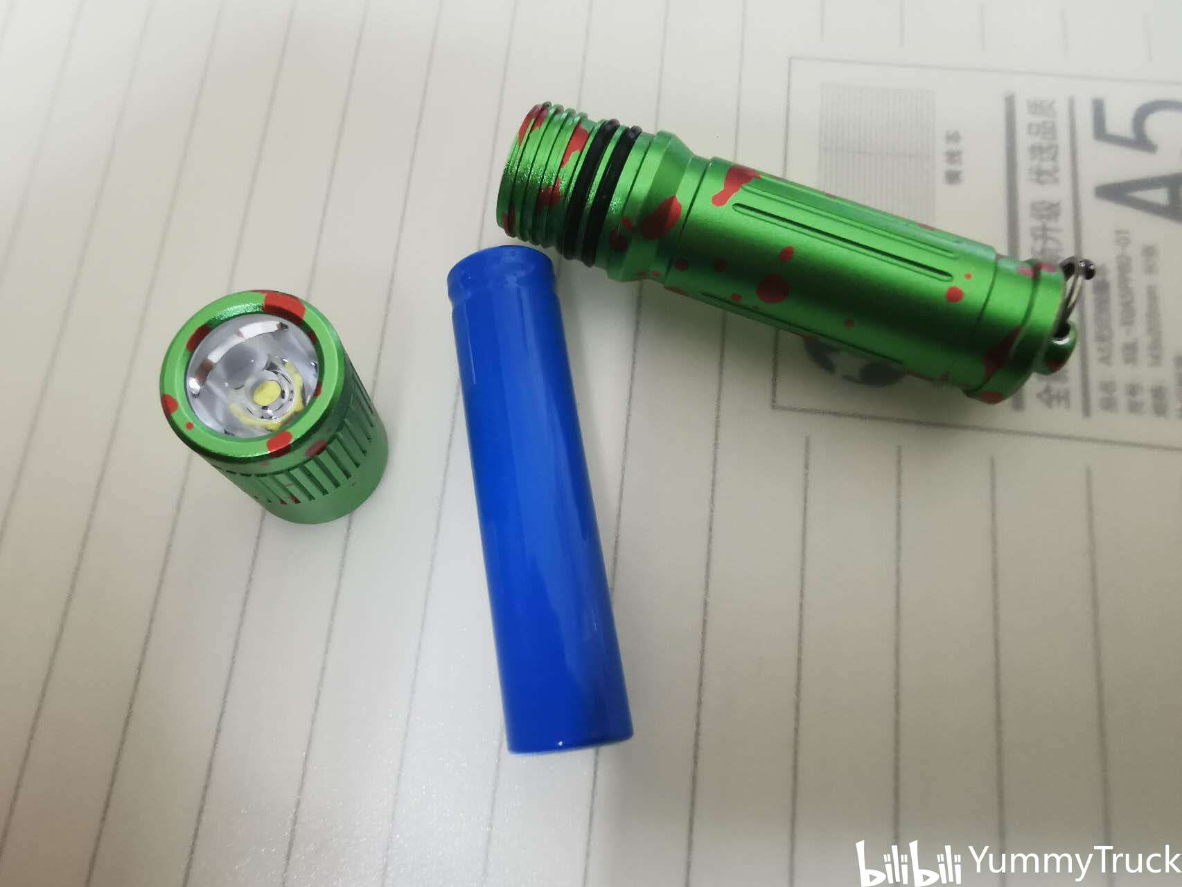 超小EDC手电敖雷i3e更换10440锂电池 - 哔哩哔哩