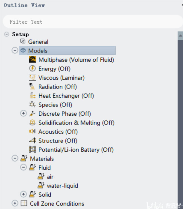 FLuent多相流案例-VOF曝气池和水滴滴落（模型文件见评论） - 哔哩哔哩