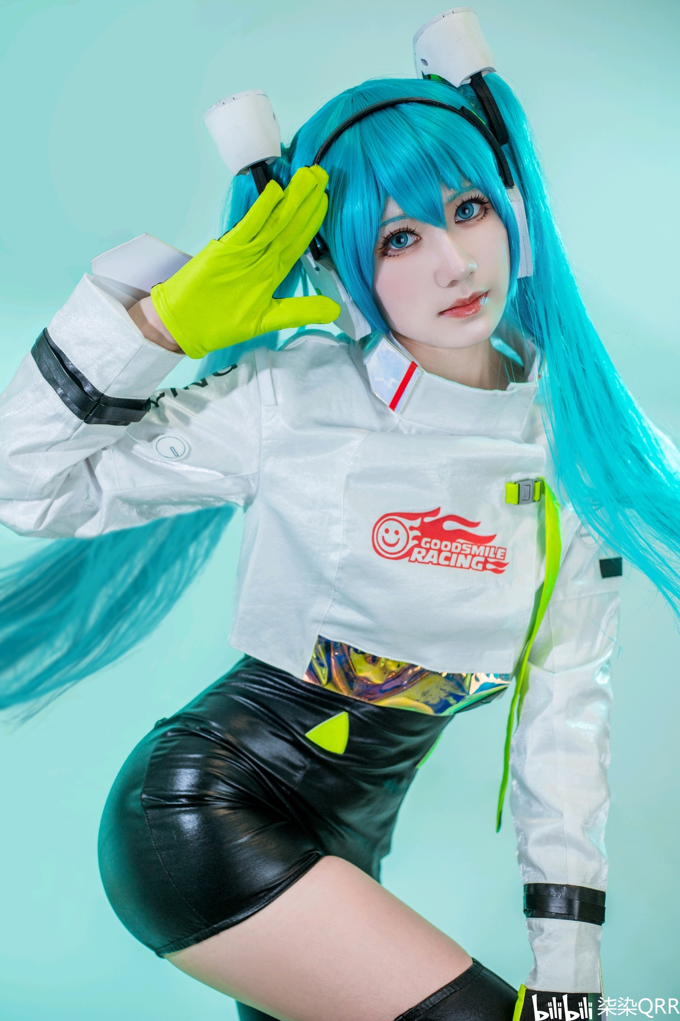 【初音未来cos】赛车miku - 哔哩哔哩
