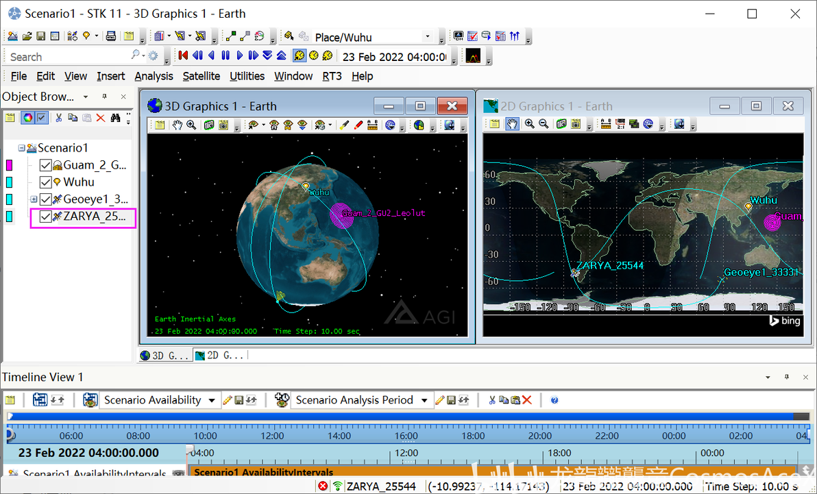 Lesson 2 Insert And Configure STK Objects（插入和配置STK对象) - 哔哩哔哩