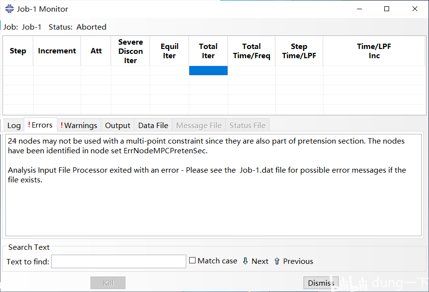 Abaqus螺栓连接分析时可能会遇到的一个报错 - 哔哩哔哩