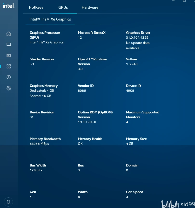 intel DG1 Iris Xe 在AMD平台也可以作为唯一显卡使用 - 哔哩哔哩