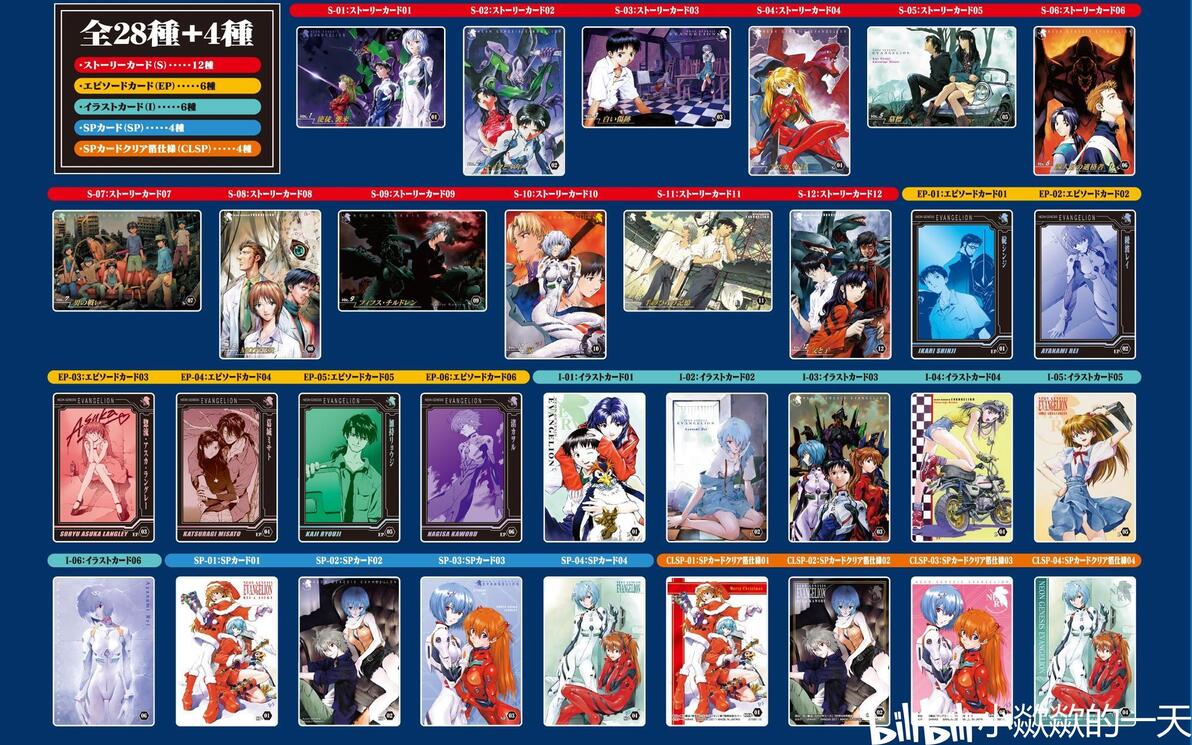 EVA 历代食玩卡汇总图鉴介绍 - 哔哩哔哩