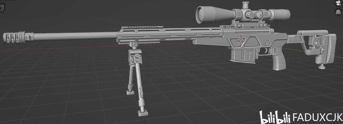 国产QBU202型8.6mm高精度狙击步枪 - 哔哩哔哩