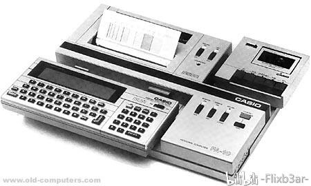 一款古董计算机：CASIO PB-700便携式个人计算机 与 FA-10模块！【中古视界】 - 哔哩哔哩