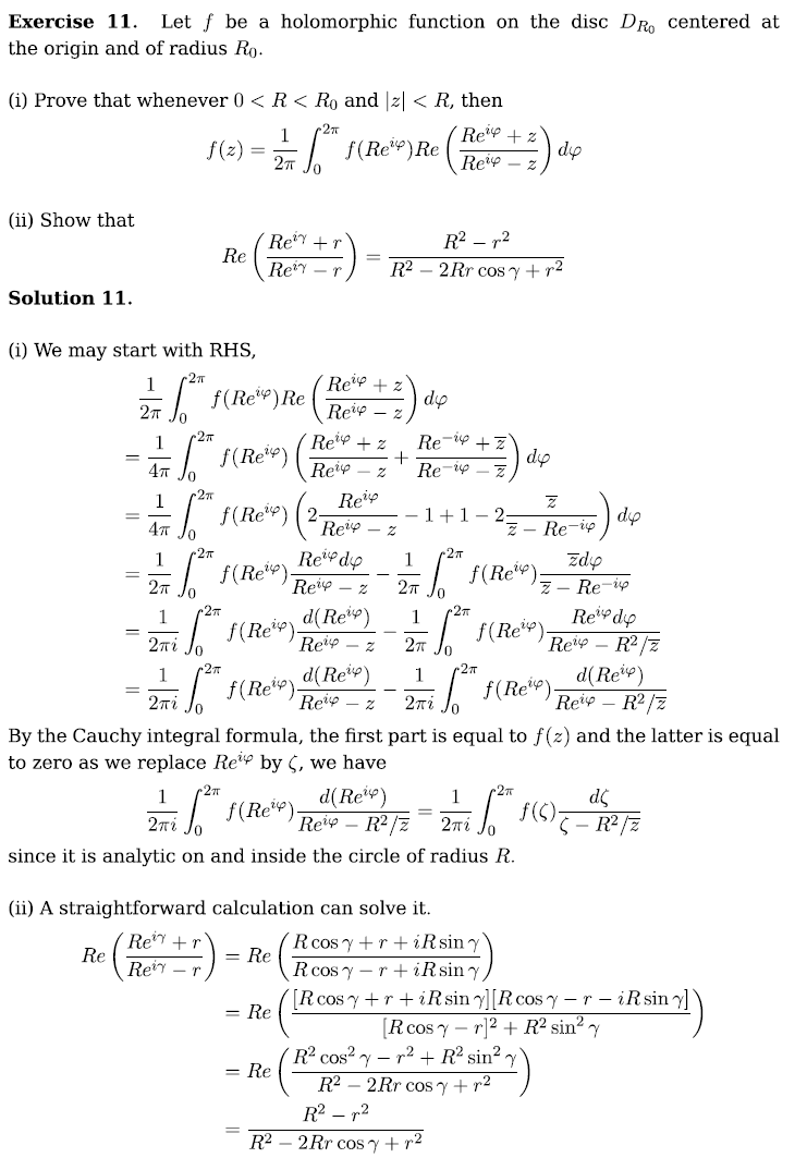 Stein Complex Analysis 复分析第二章答案 - 哔哩哔哩