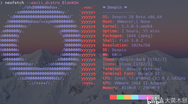 Neofetch 输出各种指定发行版 ASCII Logo（上） - 哔哩哔哩