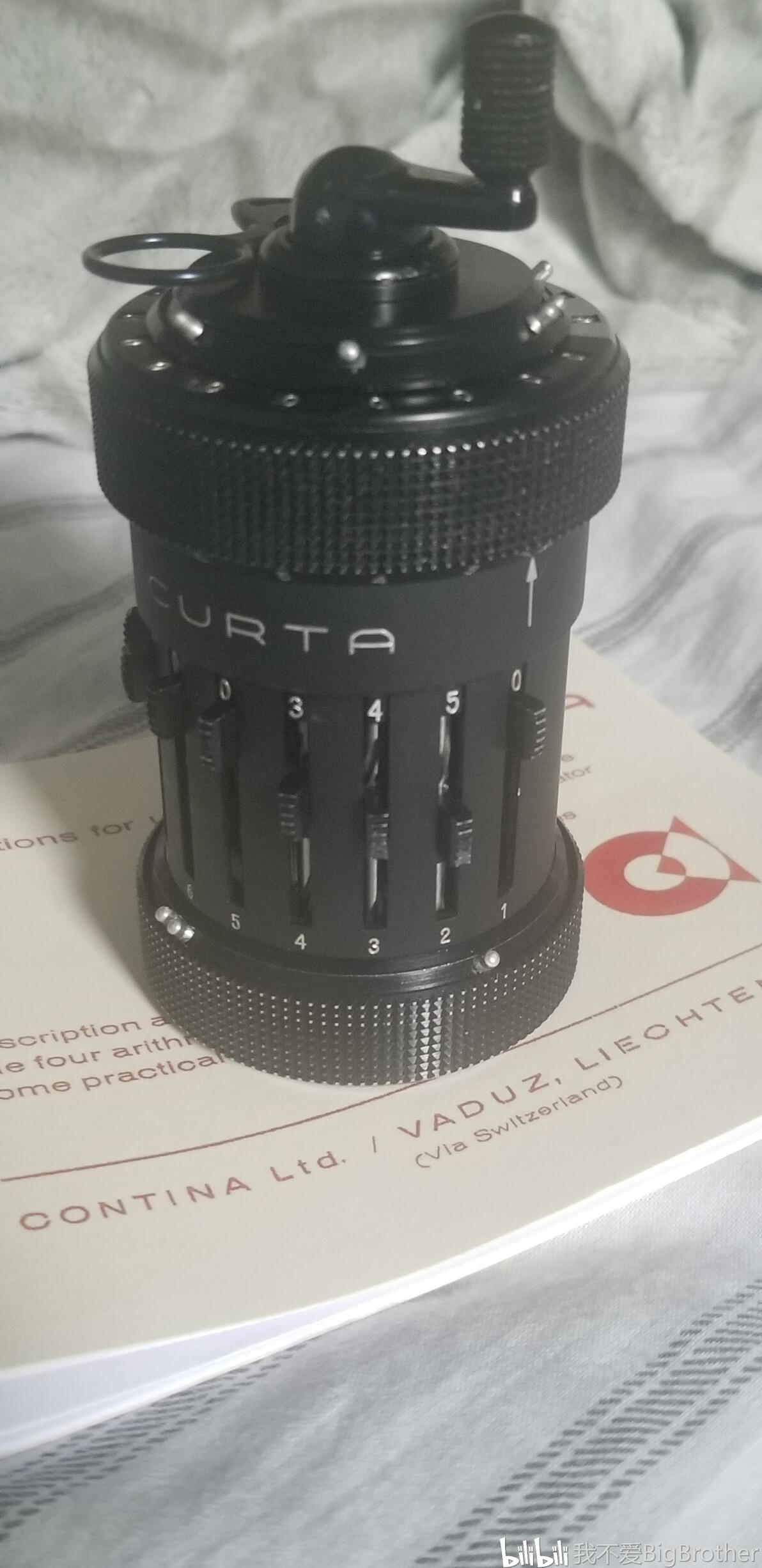 Curta机械计算器简介 - 哔哩哔哩