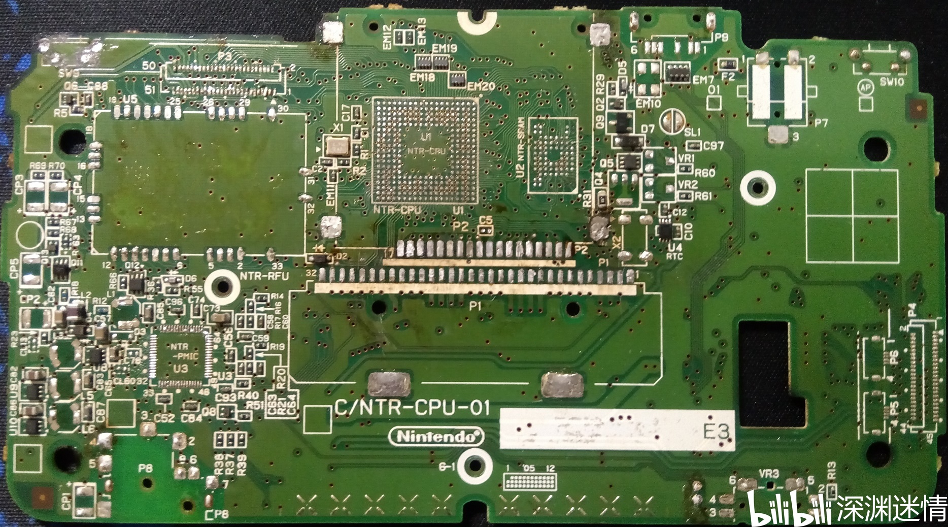 NDS改GBA，尝试搬电子元件用仿GBA形状PCB板改的 - 哔哩哔哩