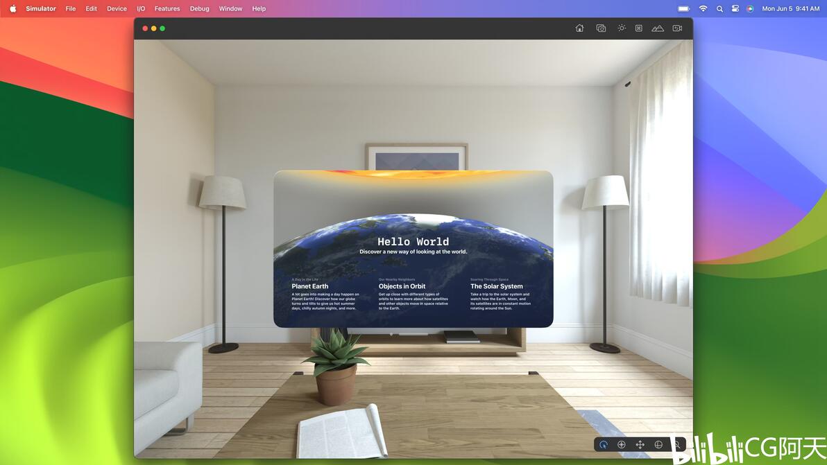 13 使用RealityKit构建空间体验——AppleVisionPro应用开发学习 - 哔哩哔哩