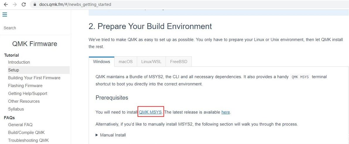 基础QMK键盘固件编译环境搭建（WIN10） - 哔哩哔哩
