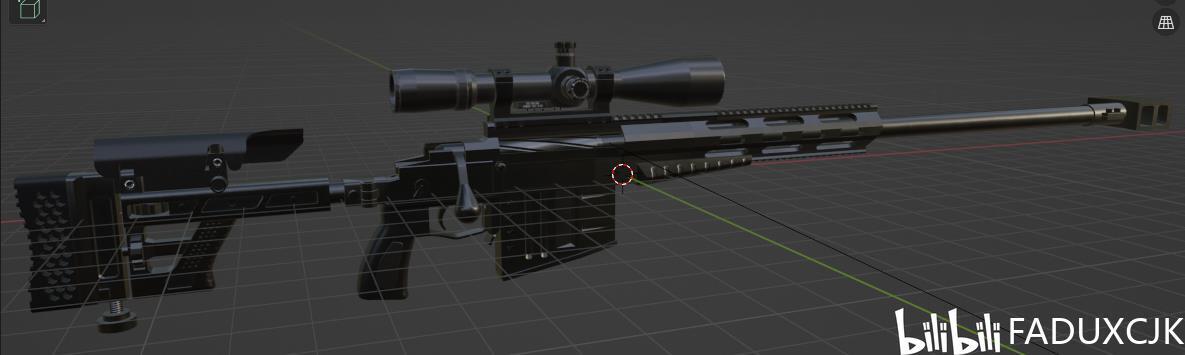 国产QBU201型12.7mm高精度狙击步枪 - 哔哩哔哩