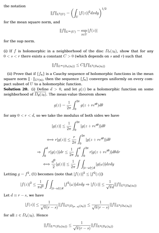 Stein Complex Analysis 复分析第三章答案 - 哔哩哔哩