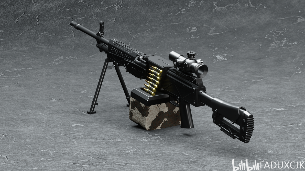 国产QJY201型7.62mm通用机枪 - 哔哩哔哩