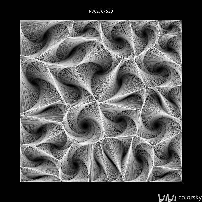 【教程/笔记 附源码】使用Python+Processing绘制递归泰森多边形 Recursive Voronoi - 哔哩哔哩