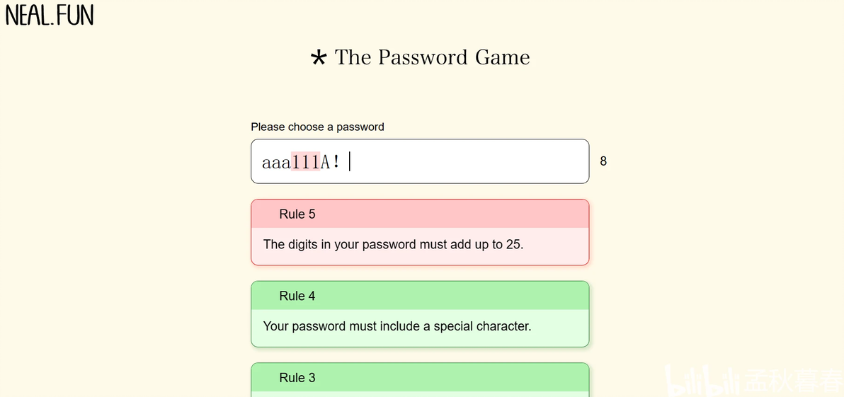 【The Password Game】全通关！无脑暴力法攻略 - 哔哩哔哩