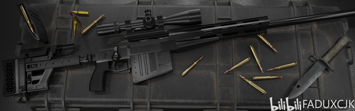 国产QBU201型12.7mm高精度狙击步枪 - 哔哩哔哩