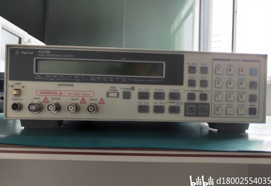 安捷伦Agilent 4339B高阻测试仪 - 哔哩哔哩
