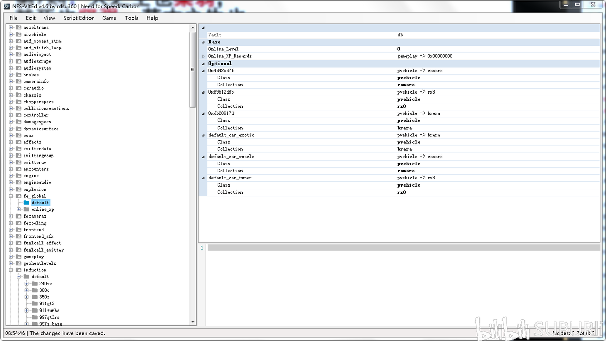 极品飞车10 vlted修改数据——修改生涯初始选车 - 哔哩哔哩