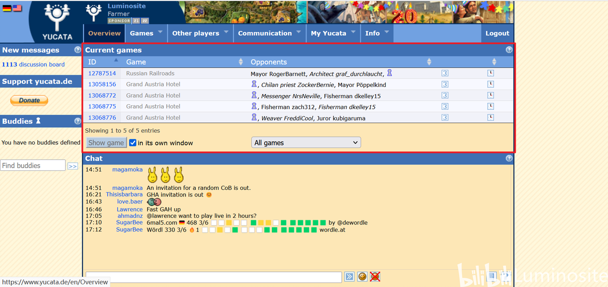 Yucata在线桌游攻略 - 哔哩哔哩