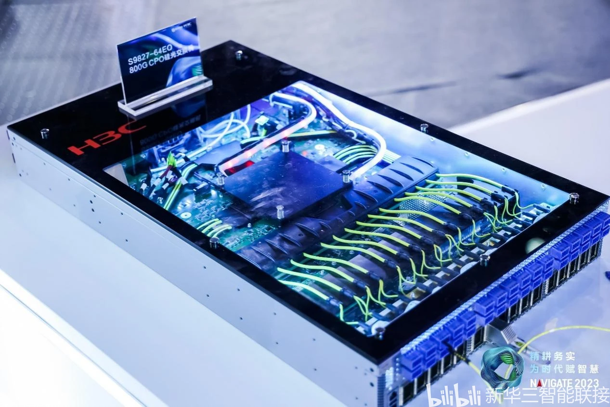 性能狂飙！详解新华三800G硅光交换机 - 哔哩哔哩