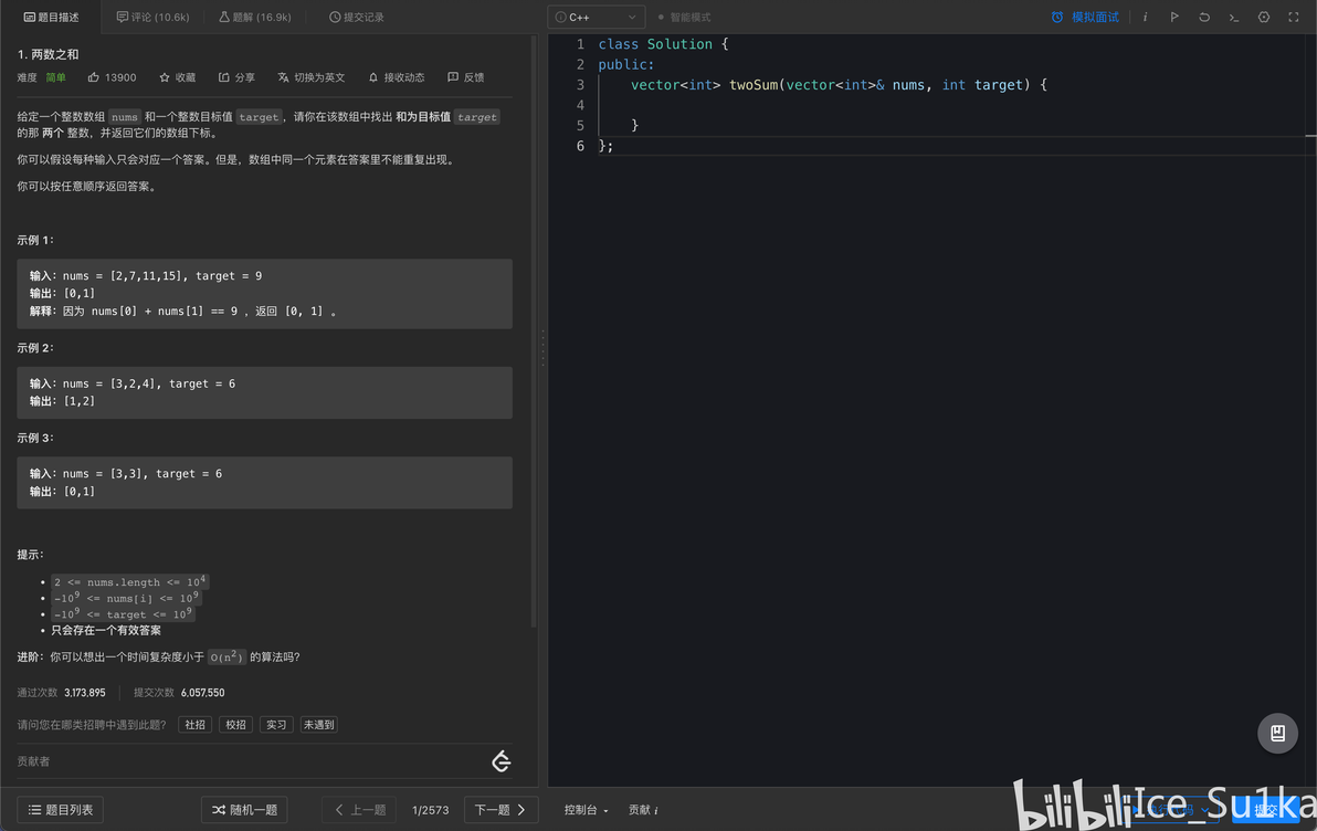LeetCode（力扣）新手食用指南 - 哔哩哔哩