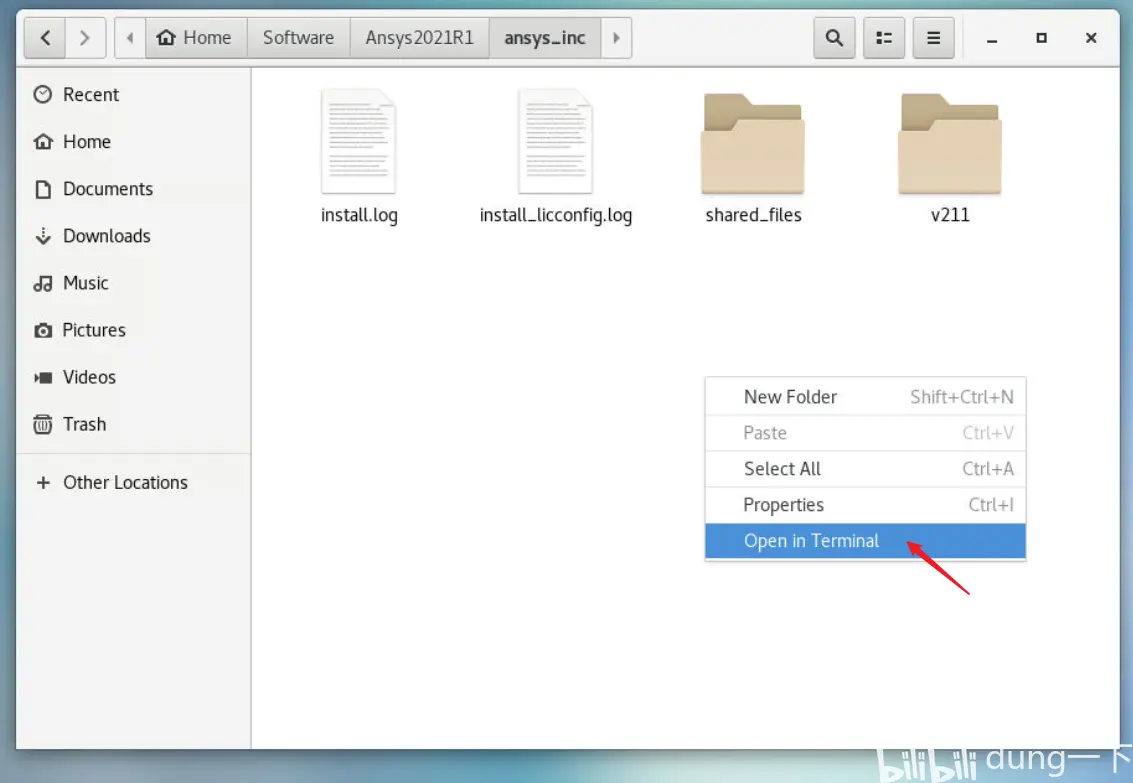 Linux (CentOS 7) 下安装Ansys 2021 R1 教程 - 哔哩哔哩