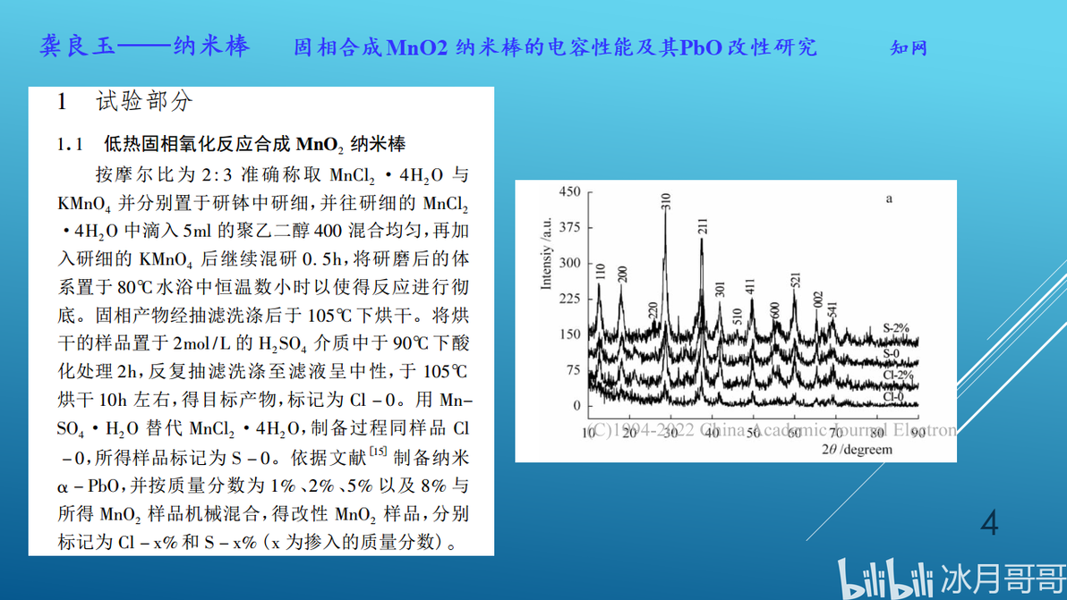 制备纳米二氧化锰的实验方法（一）（nano MnO2 preparation methords） - 哔哩哔哩