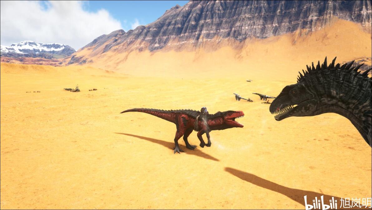 方舟生存进化模组生物介绍——暴动高棘龙（SAVAGE ACRO） - 哔哩哔哩