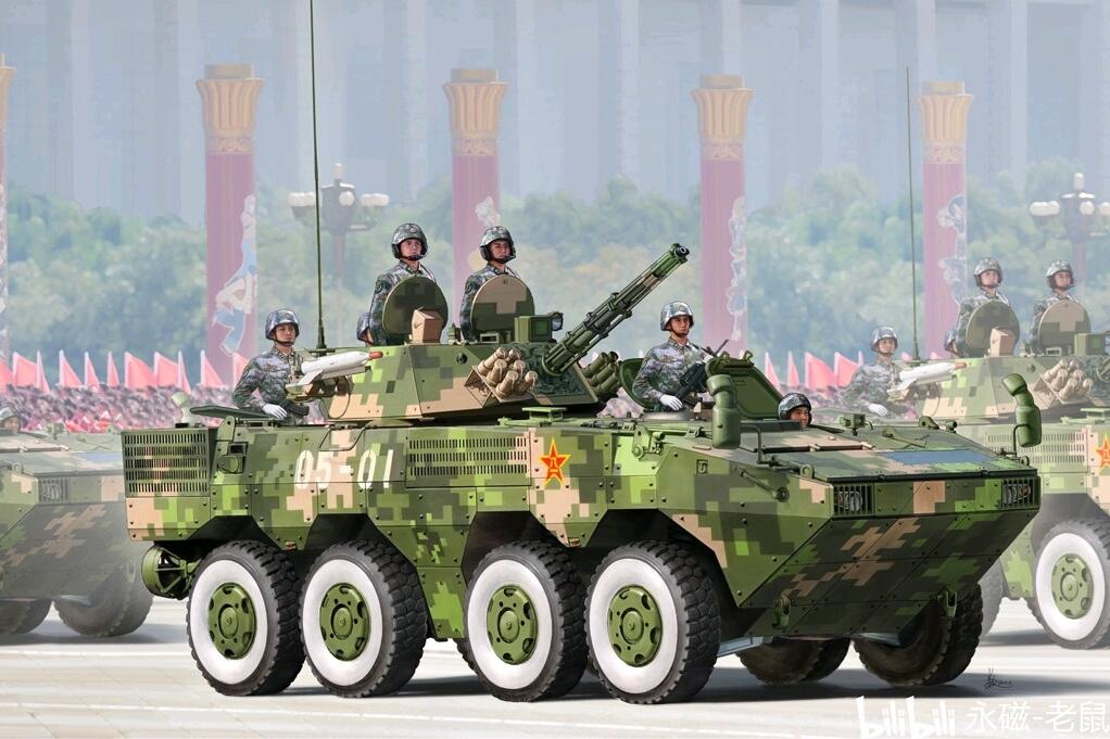 【军事科普】国版“斯崔克”：ZBL-08式8*8轮式步兵战车 - 哔哩哔哩