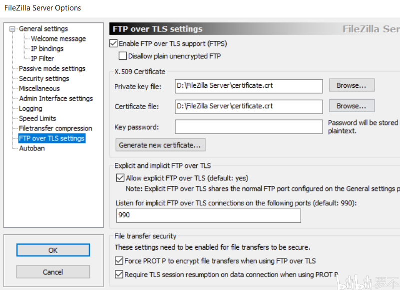 使用Filezilla进行大文件（10GB级）远程传输 - 哔哩哔哩