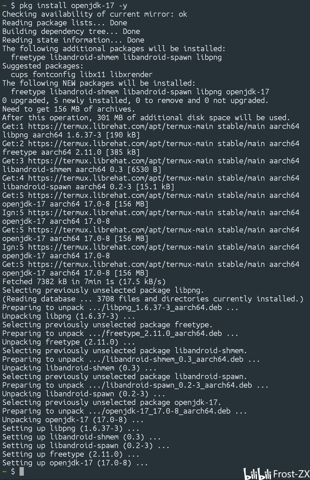 「教程」在 Android 系统使用 Termux 安装 JDK 并运行 Minecraft 服务端 - 哔哩哔哩