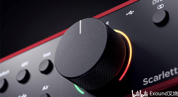 【叉烧网·评测】行业公敌！Focusrite 第四代 Scarlett 2i2 声卡详细测评 - 哔哩哔哩