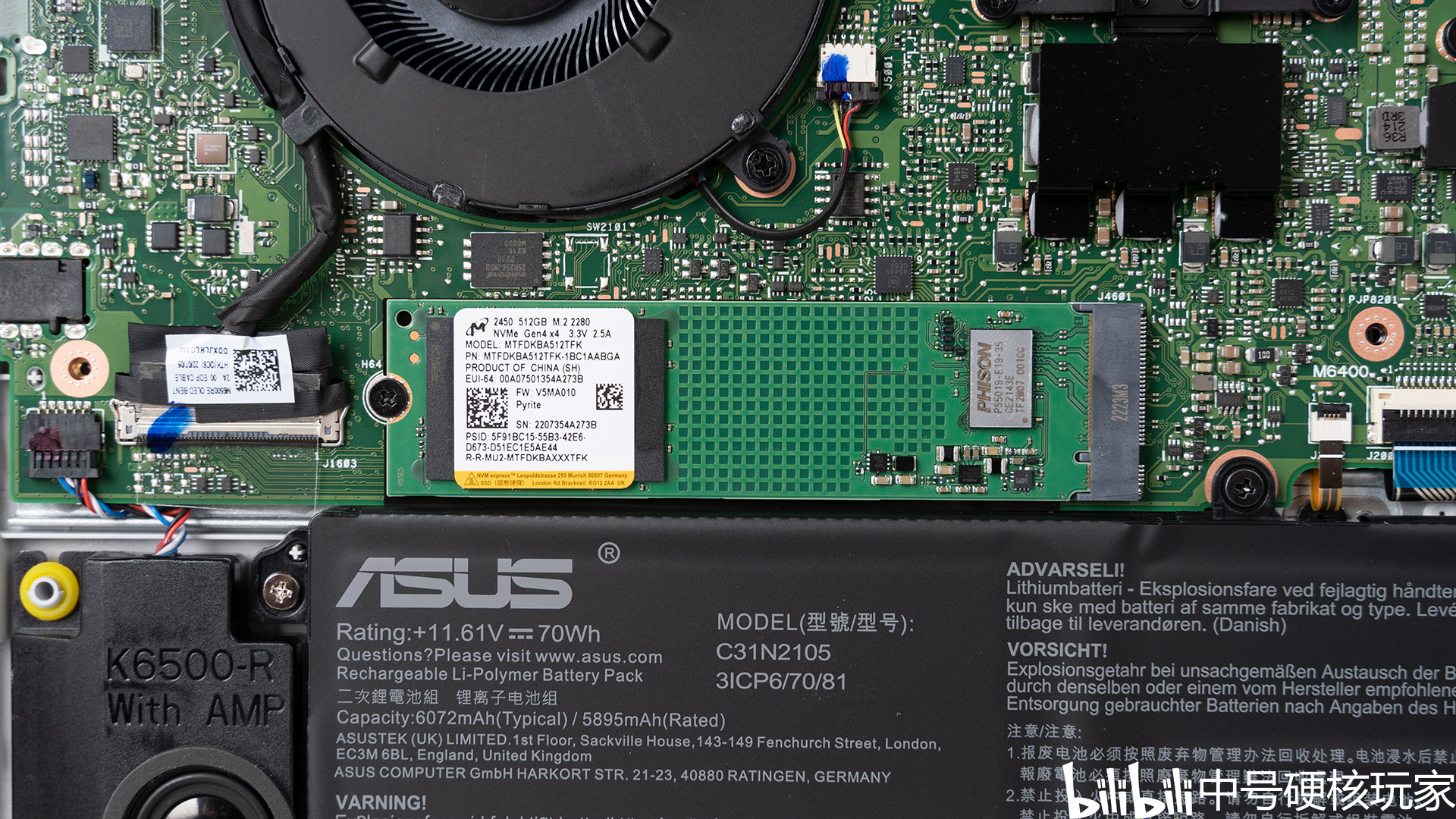 华硕无畏Pro15 2022锐龙版轻薄本拆解评测，2.8K+OLED+120HZ+性能释放85W！ - 哔哩哔哩