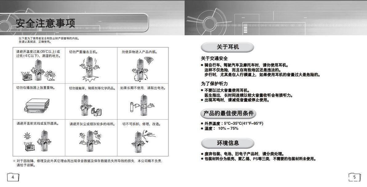 三星yepp'数字音频播放器YP-55使用手册 - 哔哩哔哩