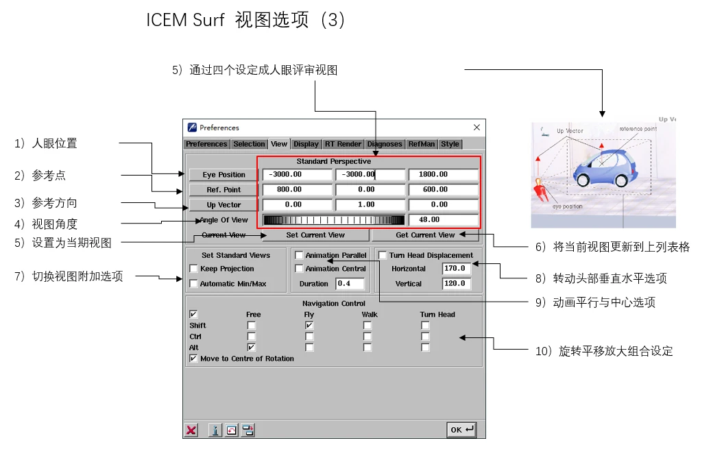ICEM Surf 首选项说明-方便设置参考 - 哔哩哔哩