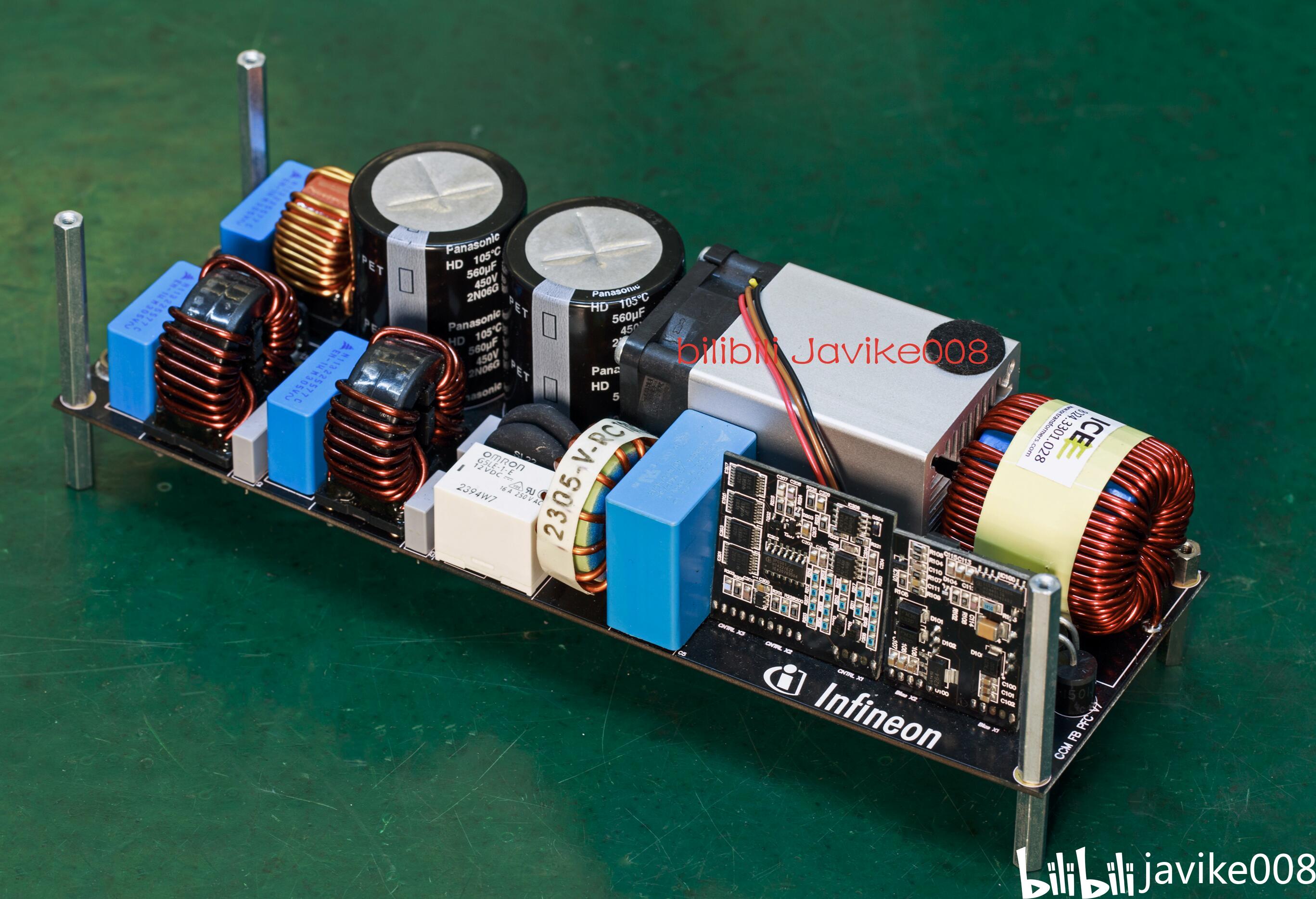 2500W氮化镓无桥图腾PFC - 哔哩哔哩